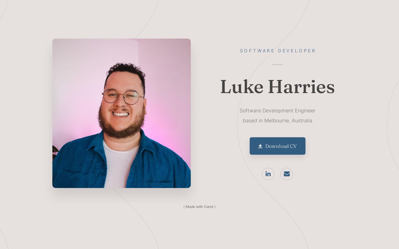 Luke Harries - Software Developer